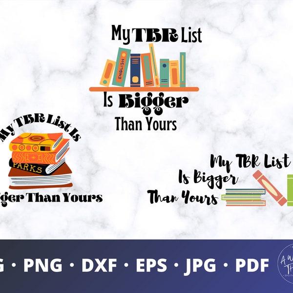 Tbr Svg - Etsy Israel