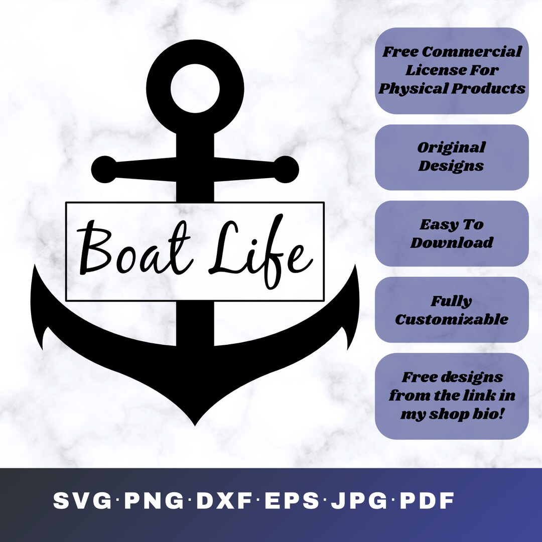 Boat Life Svg Anchor Svg Anchor Boat Life Svg Lake Svg - Etsy Australia