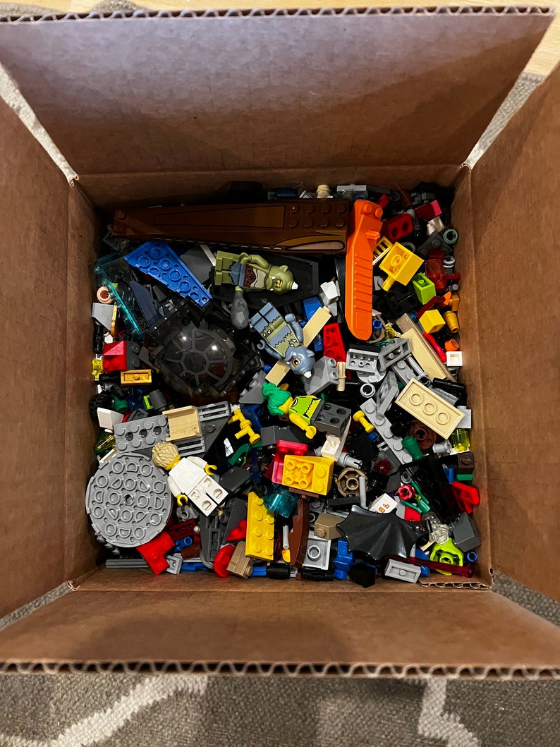 LEGO Big Bulk of 5 Pounds Assorted Loose Genuine Building Bricks - Etsy