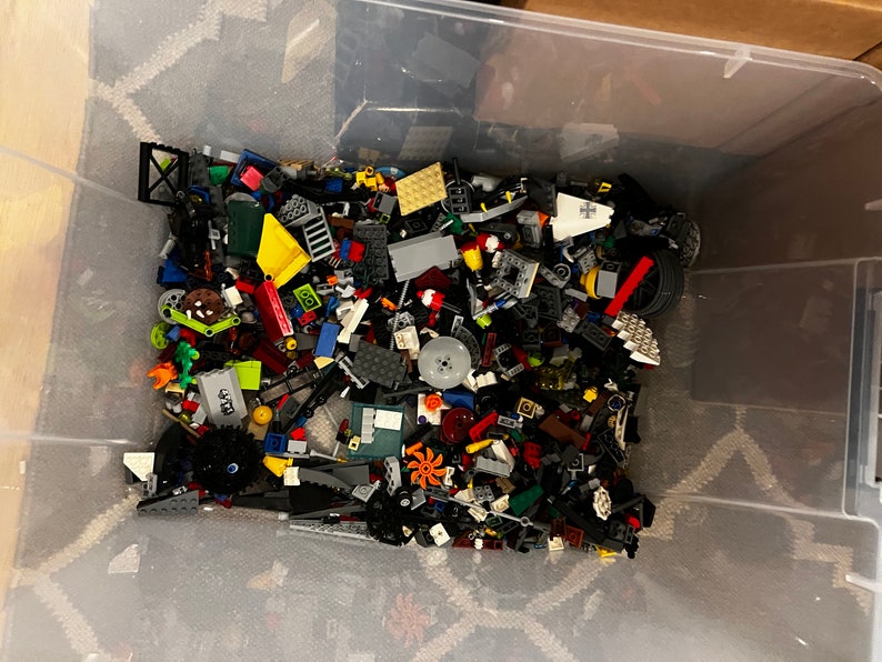 LEGO Big Bulk of 5 Pounds Assorted Loose Genuine Building Bricks - Etsy