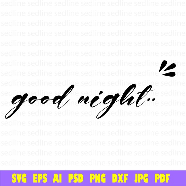 Good Night - Etsy