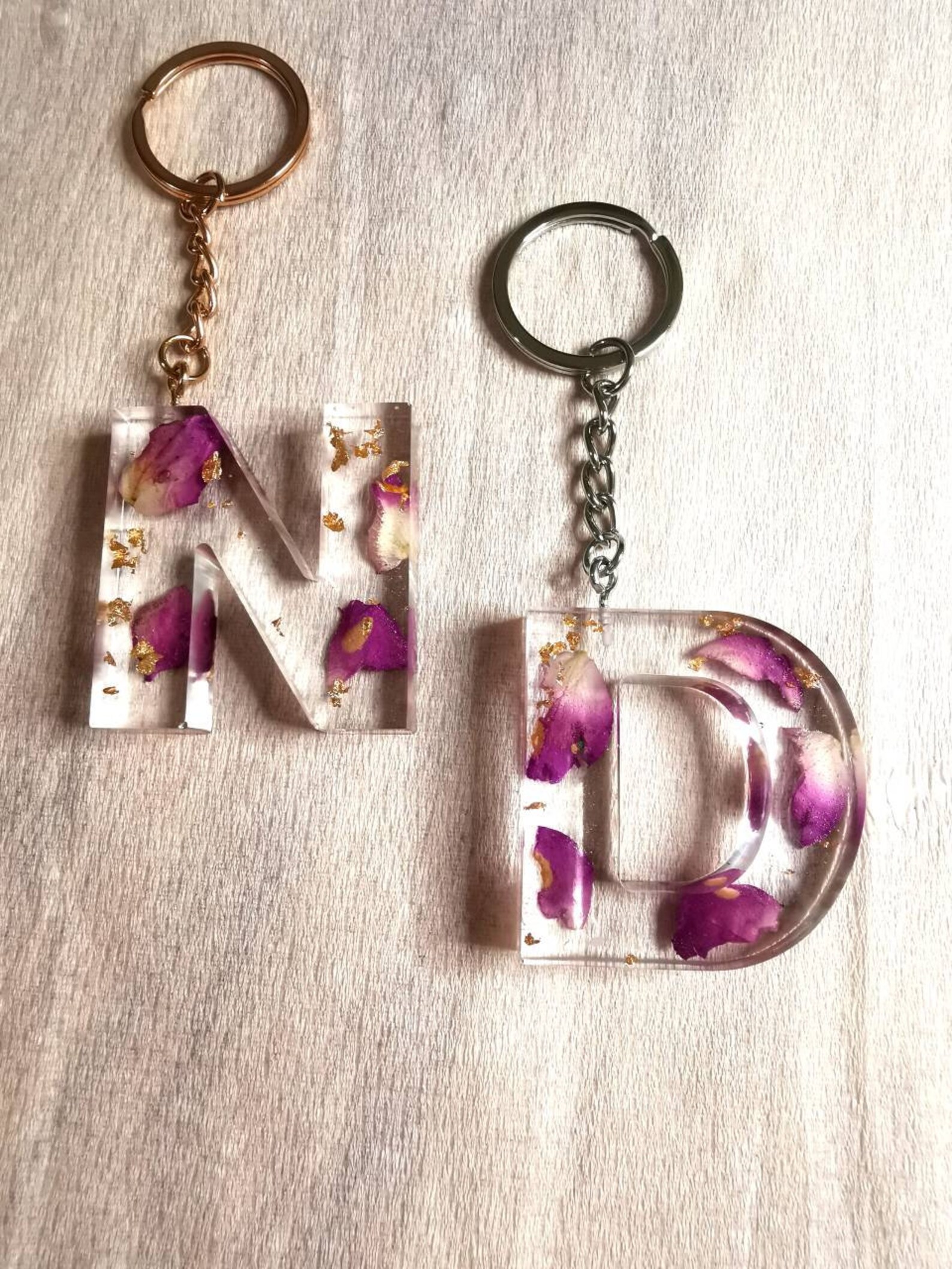 Resin Keychains.initial Keychain, Letter Keychain, Alphabet Keychain ...