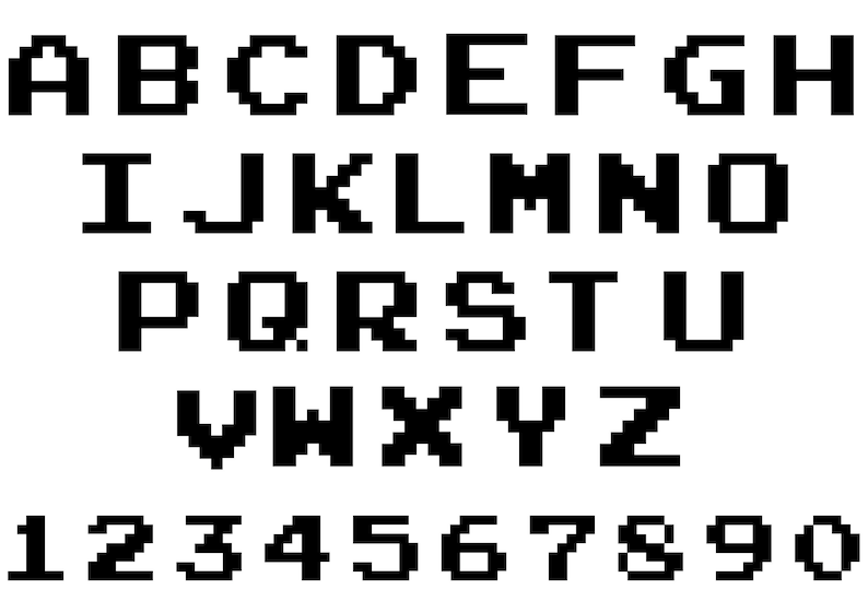 Instant Download , Gamer Font Svg , Gamer Font Alphabet Svg , Video ...