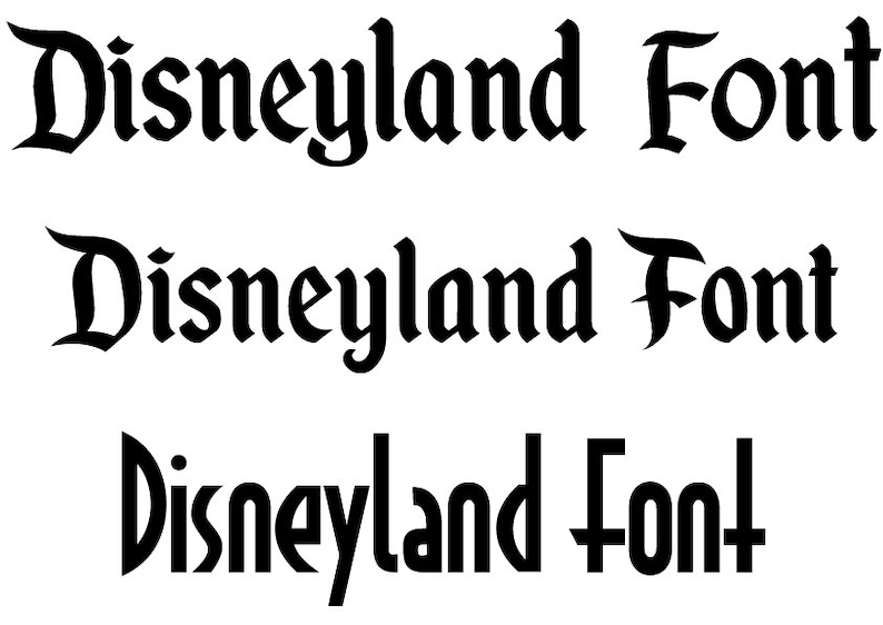 Disneyland SVG, Disneyland Alphabet SVG, Letras SVG, Personalizar ...