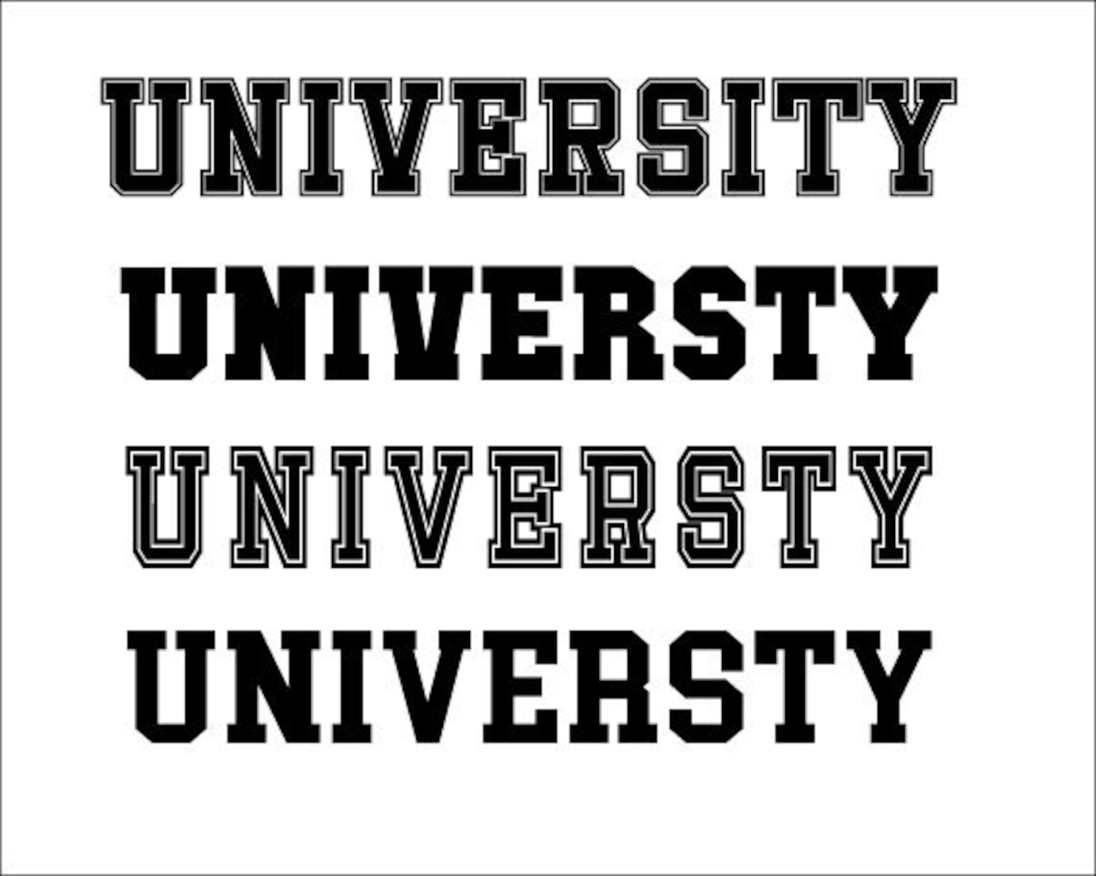 Varsity Font SVG, Ttf, Otf, College Font, University Font, Sport Font ...