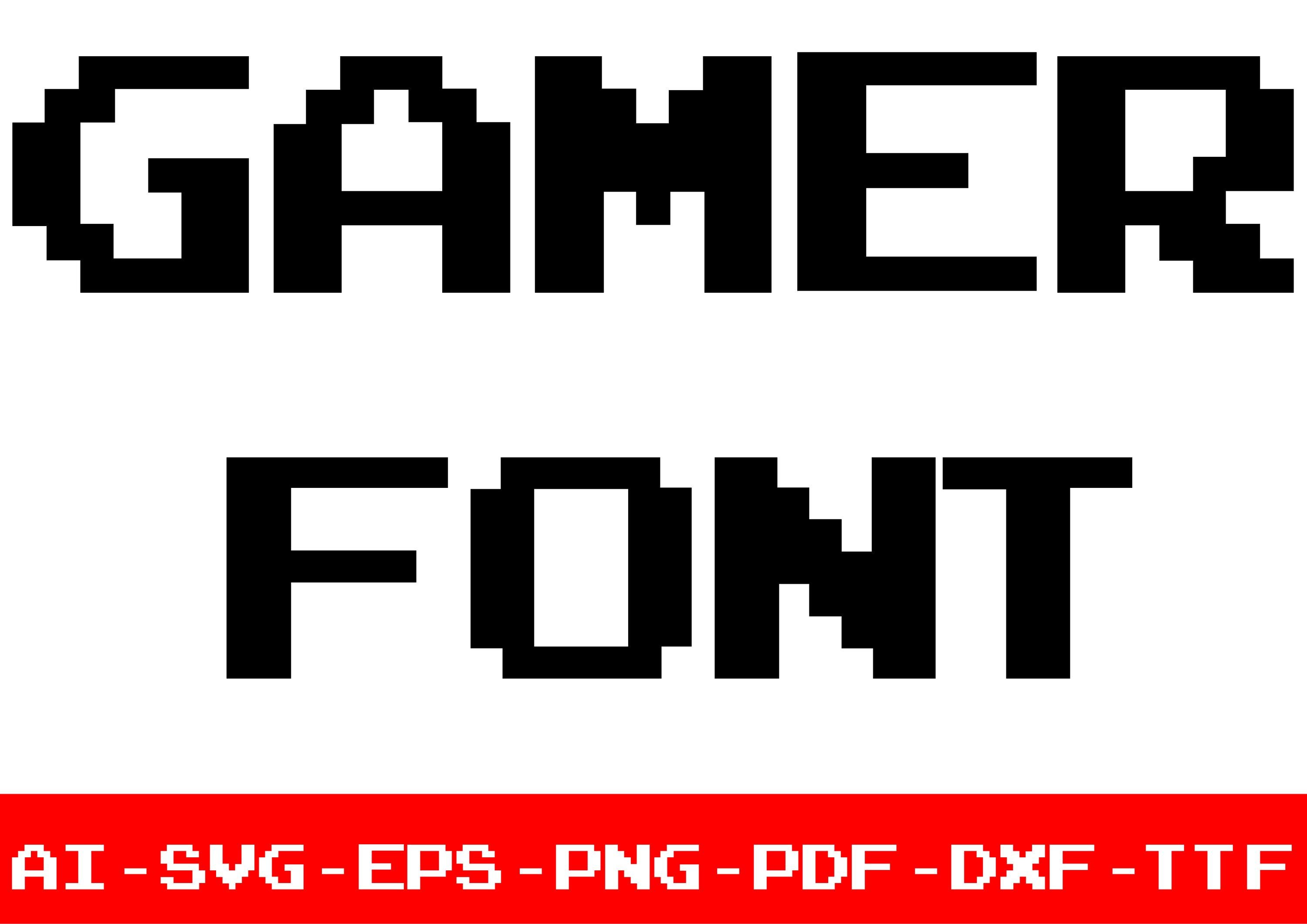 Instant Download , Gamer Font Svg , Gamer Font Alphabet Svg , Video ...
