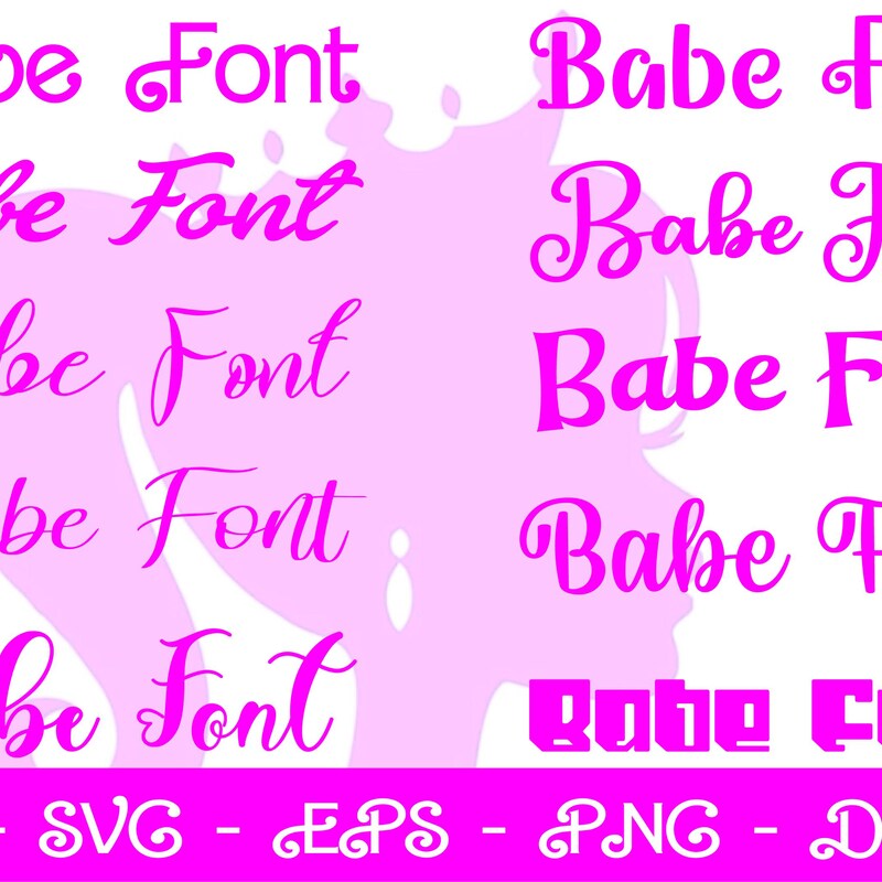 Barbie Font - Etsy