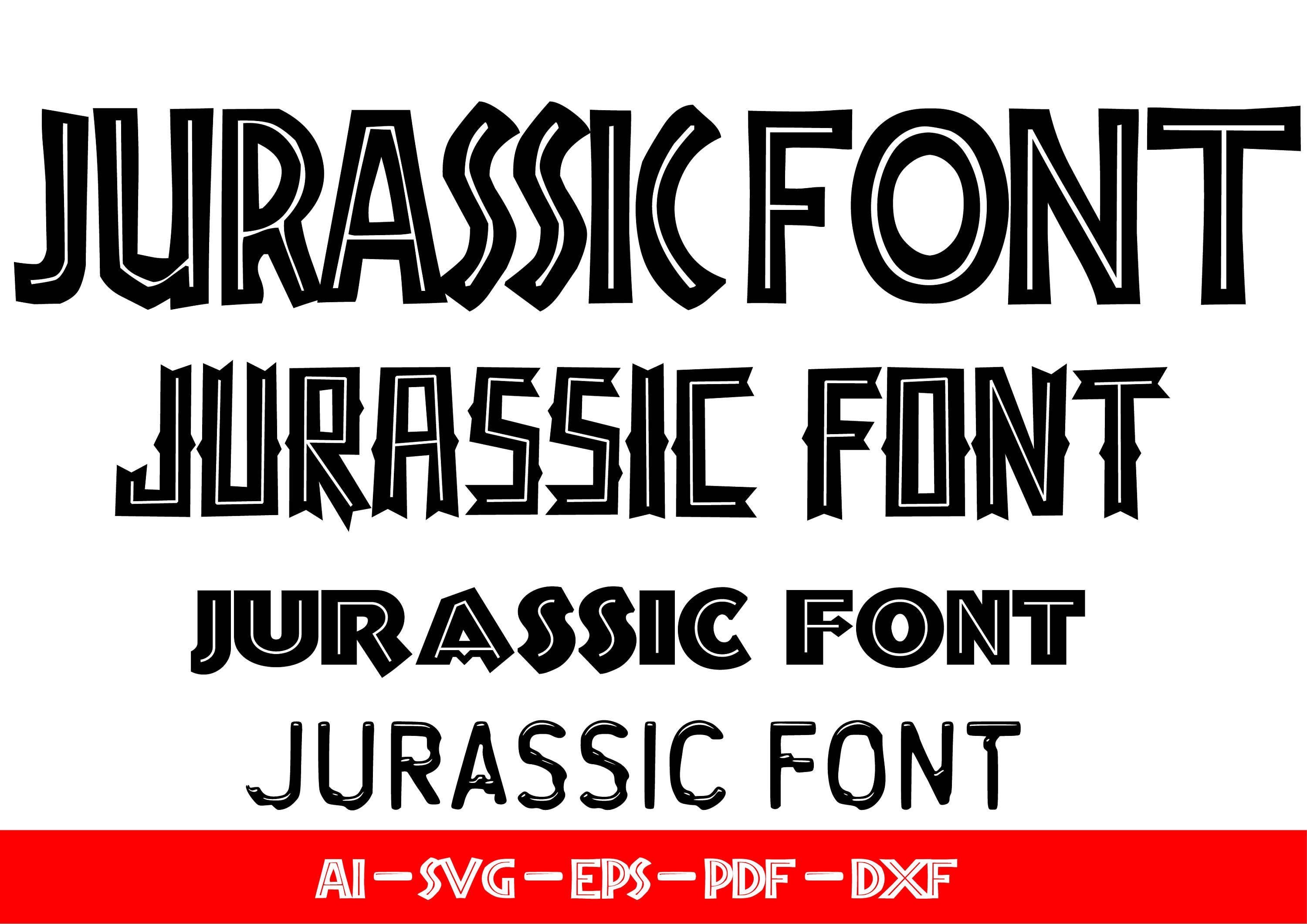 Jurassic Font Pictures
