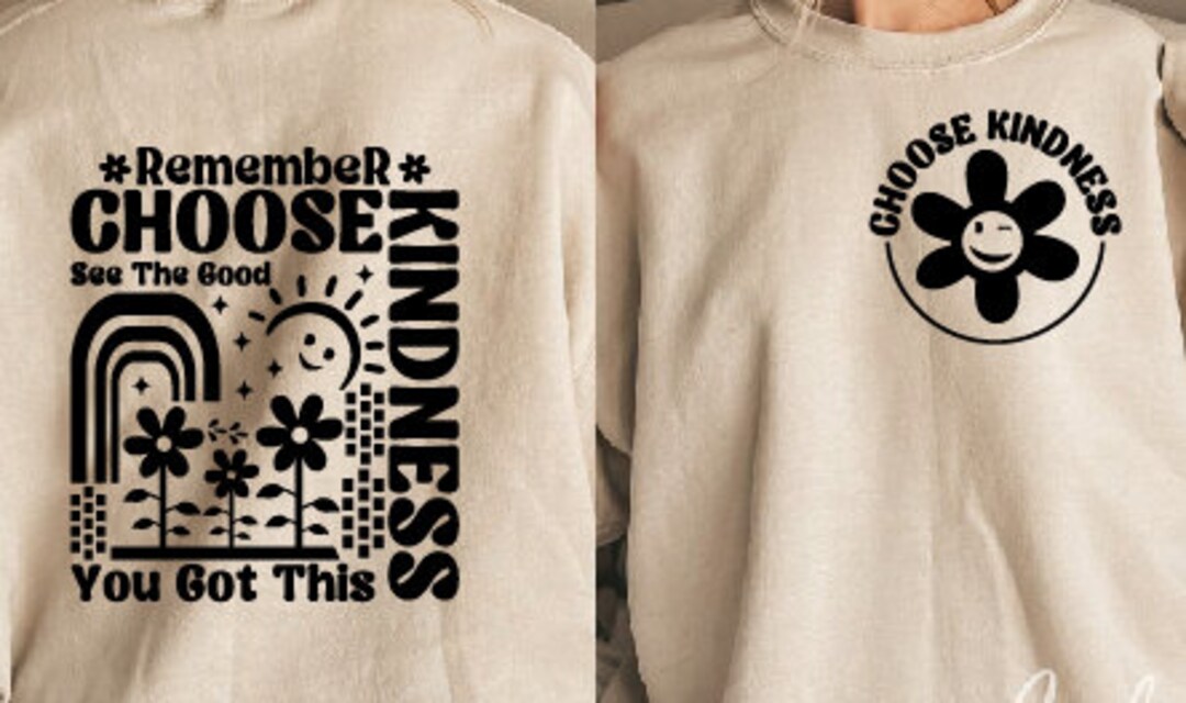 Choose Kindness SVG PNG, Svg Cut Files for Cricut, Self Love Svg ...