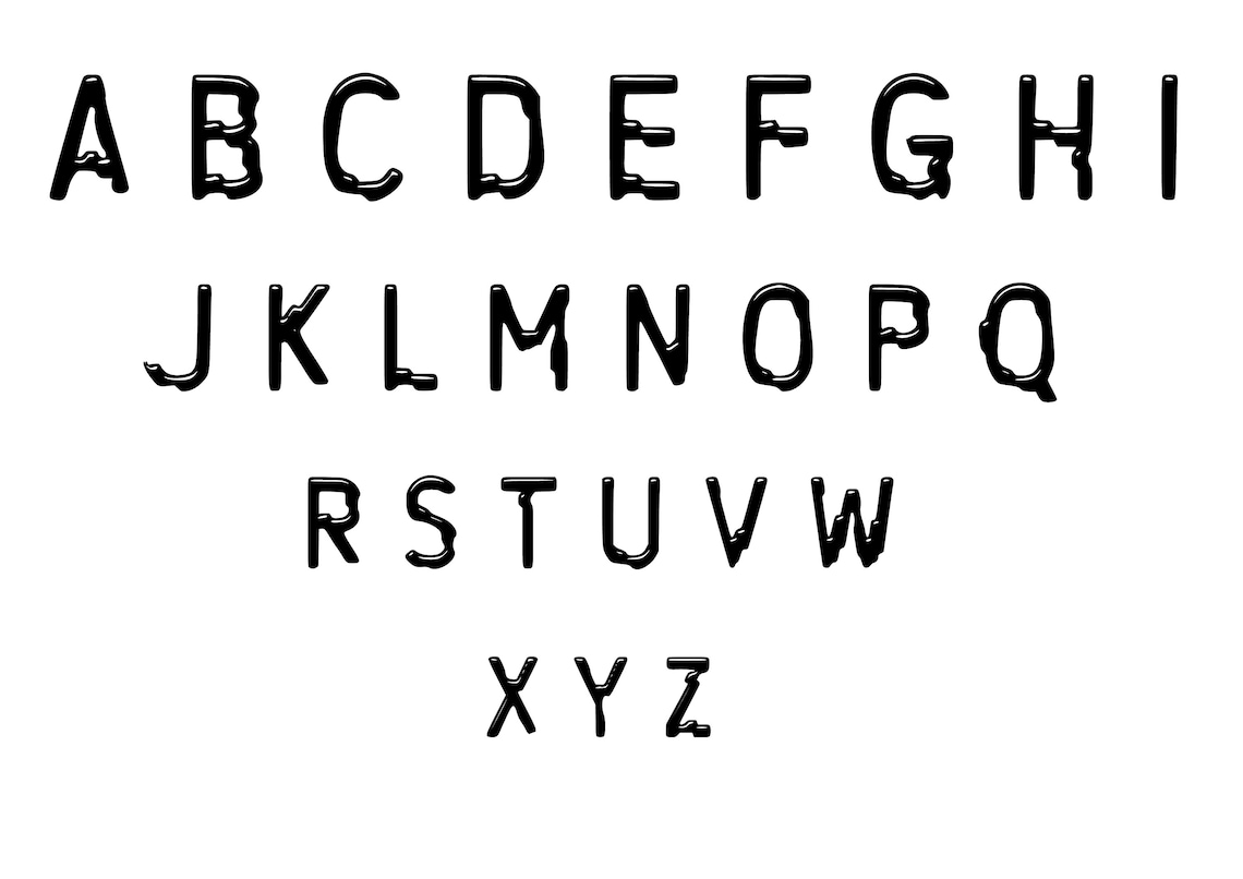 Jurassic Park Font Svg Jurassic Park Font Alphabet 4 Different Jurassic Park Font Ai Svg