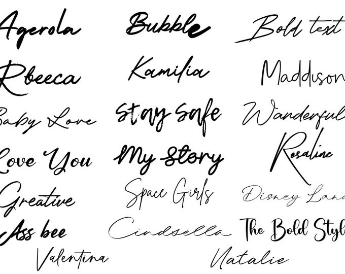 HANDWRITTEN FONTS SVG, Letters Font Svg, Calligraphy Font Svg, Handwritten Alphabet Svg, Cursive ...