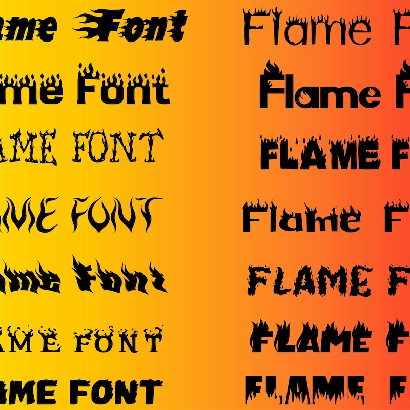 Firefighter Fonts - Etsy