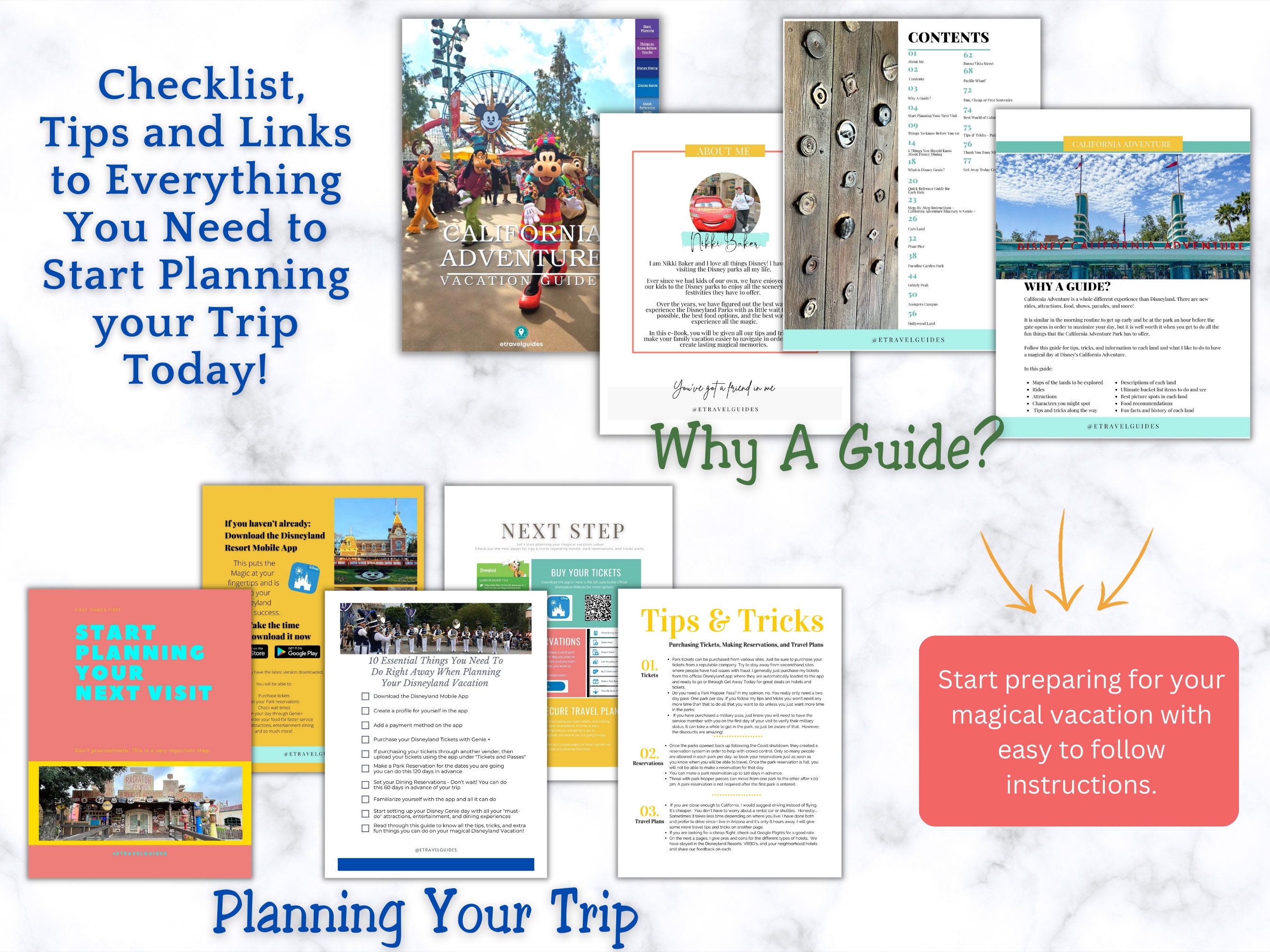 The #1 California Adventure Vacation Guide /digital Planner/digital ...