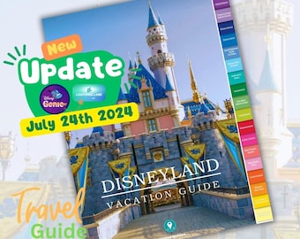 Disneyland Planning Guide Printable Updated 2024 - Etsy
