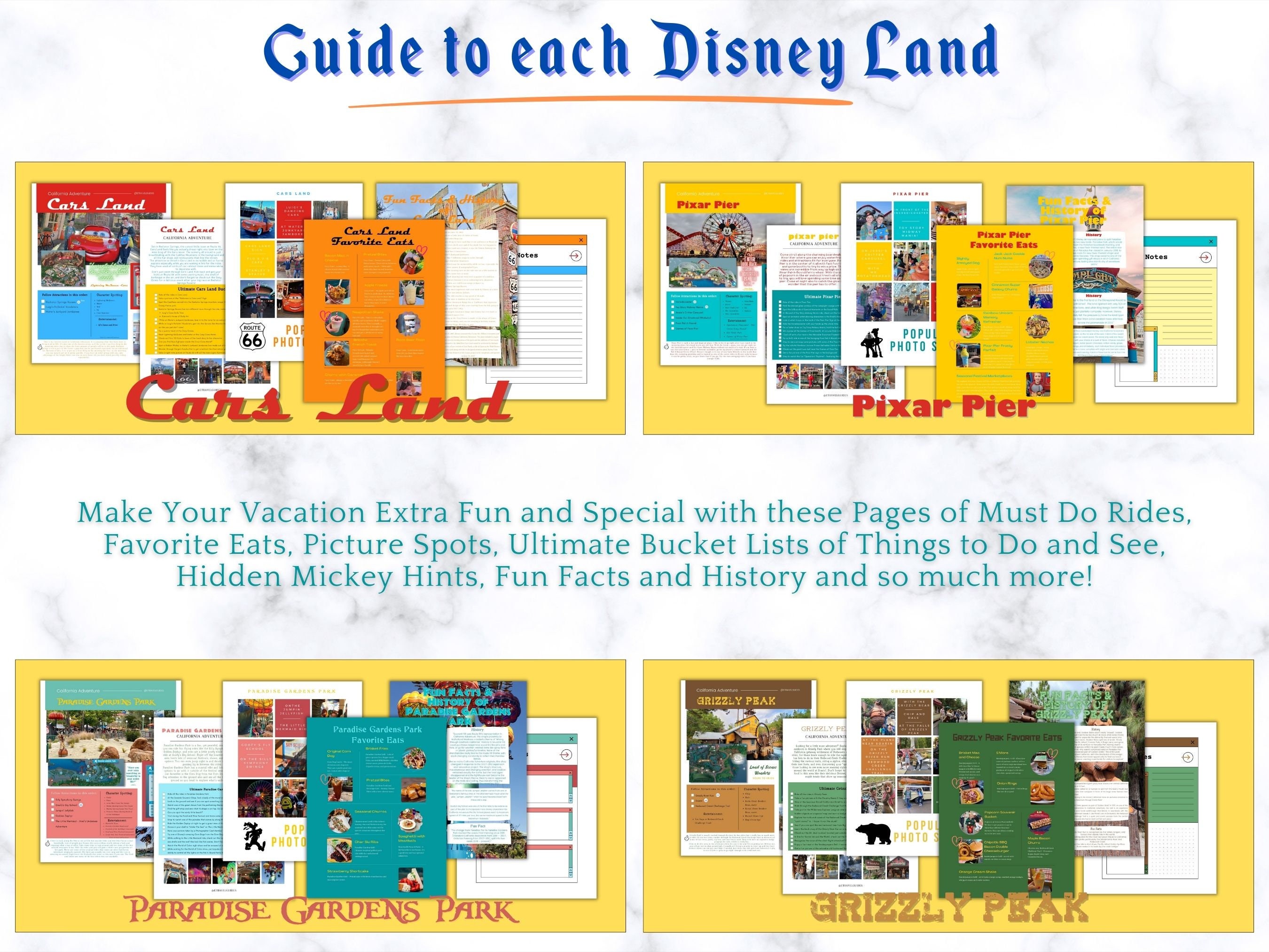 The #1 California Adventure Vacation Guide /digital Planner/digital ...