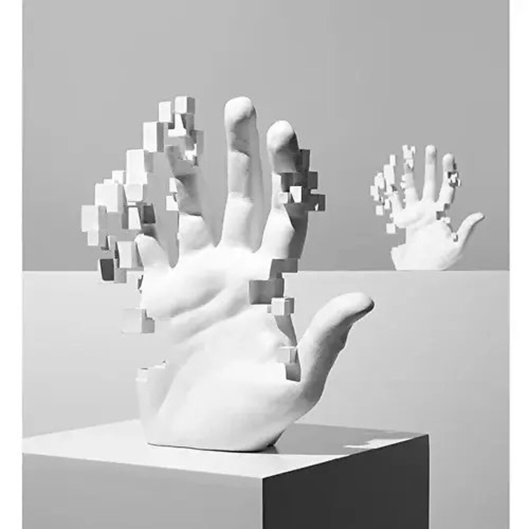 Decorative Artistic Hand Body Figurine Artistic Trinket Statue Home ...