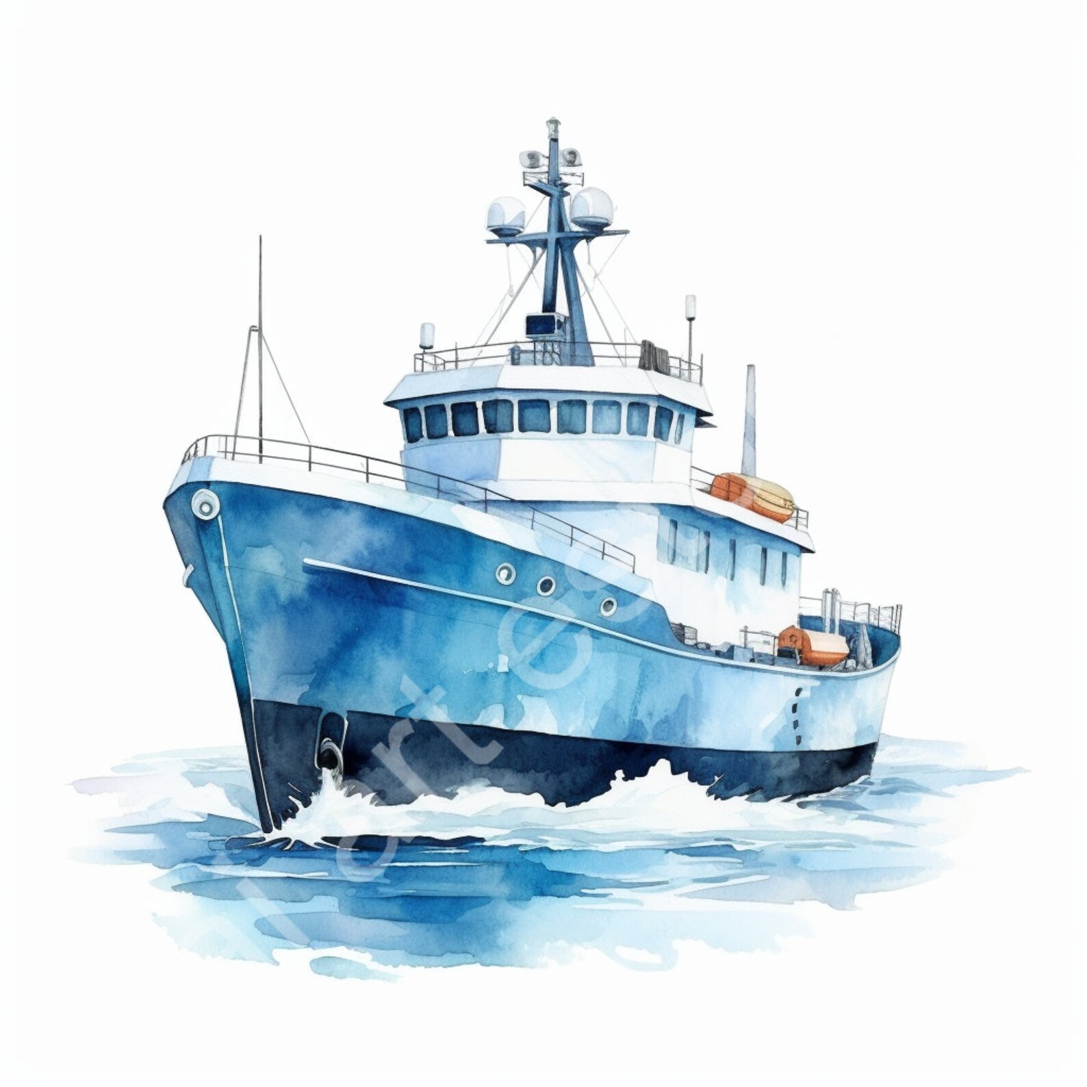 Watercolor Icebreaker 10 High-quality Jpgs, Digital Planners, Paper ...