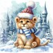 Winter Lion 10 High-quality Jpgs Clipart Digital Planners - Etsy