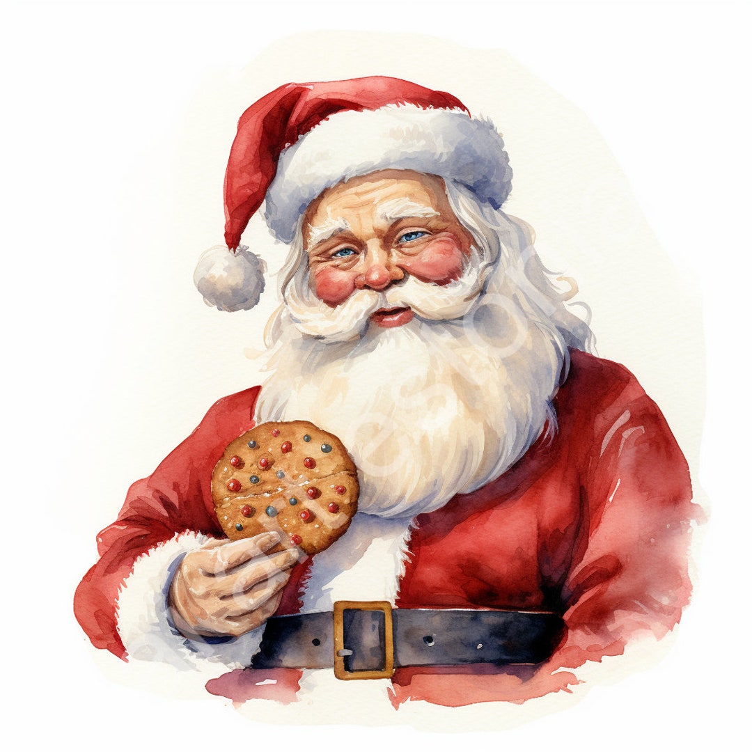Santa Claus 10 High-quality Jpgs, Digital Planners, Paper Crafts ...