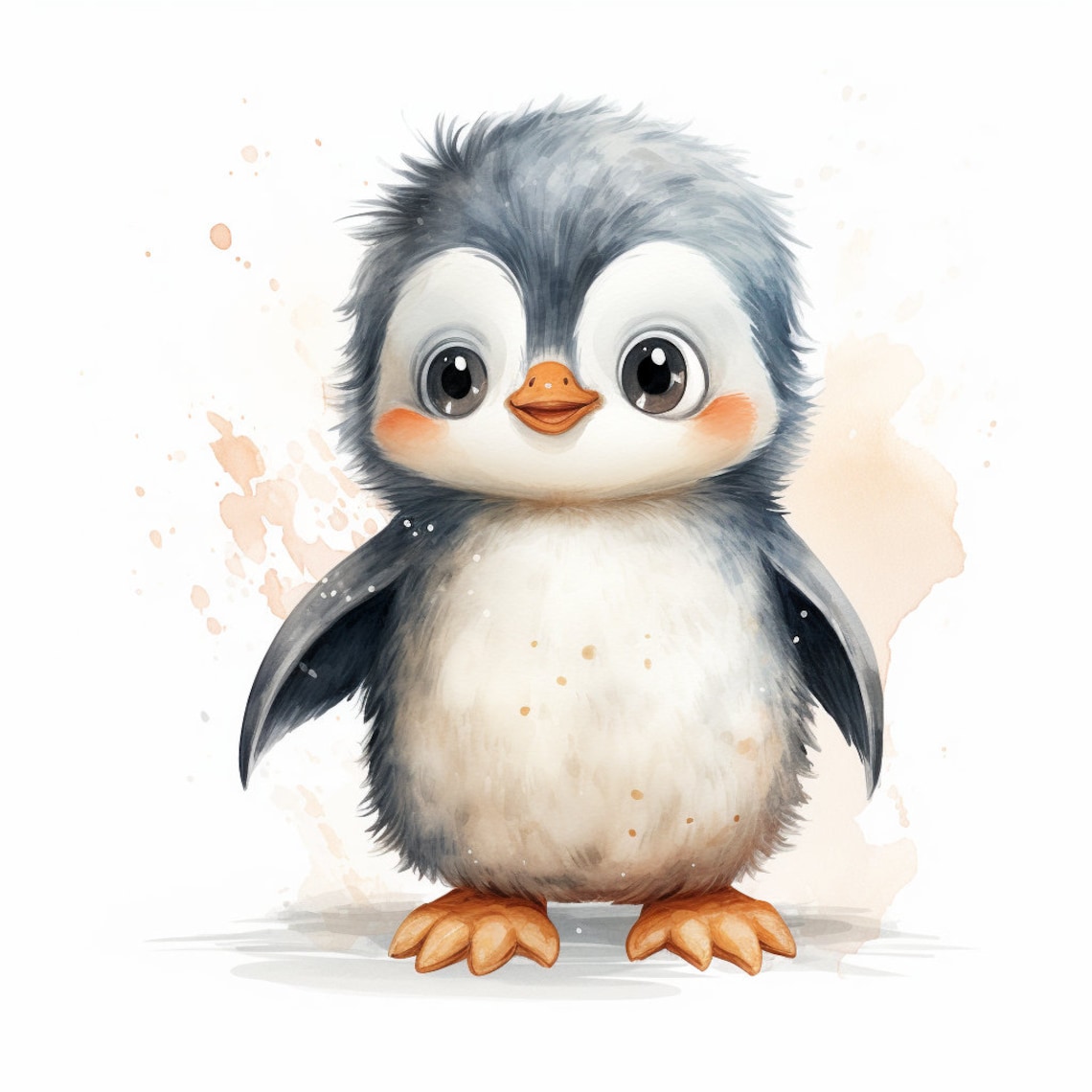 Baby Animals Watercolor Clipart 10 Jpgs, High Quality, Digital Planner ...