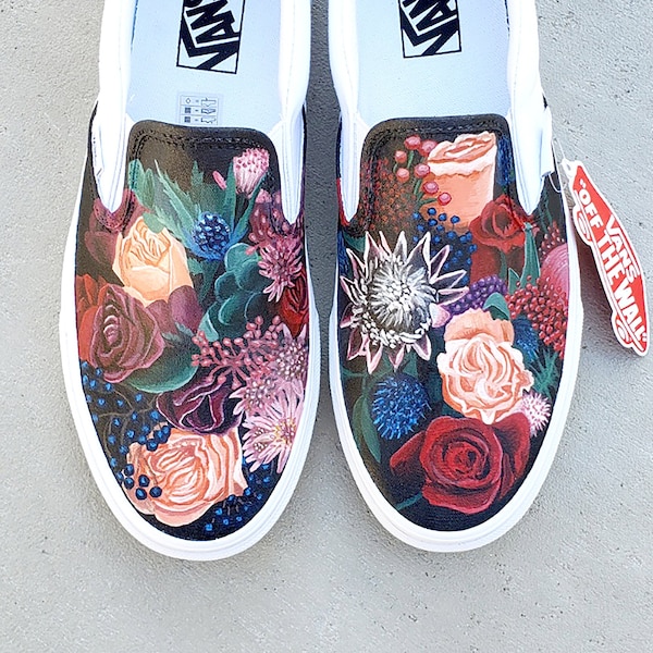 Custom Vans Slip Ons - Etsy