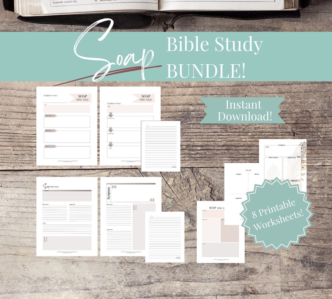 Soap Bible Study BUNDLE | Create Your Own Soap Bible Study Journal ...