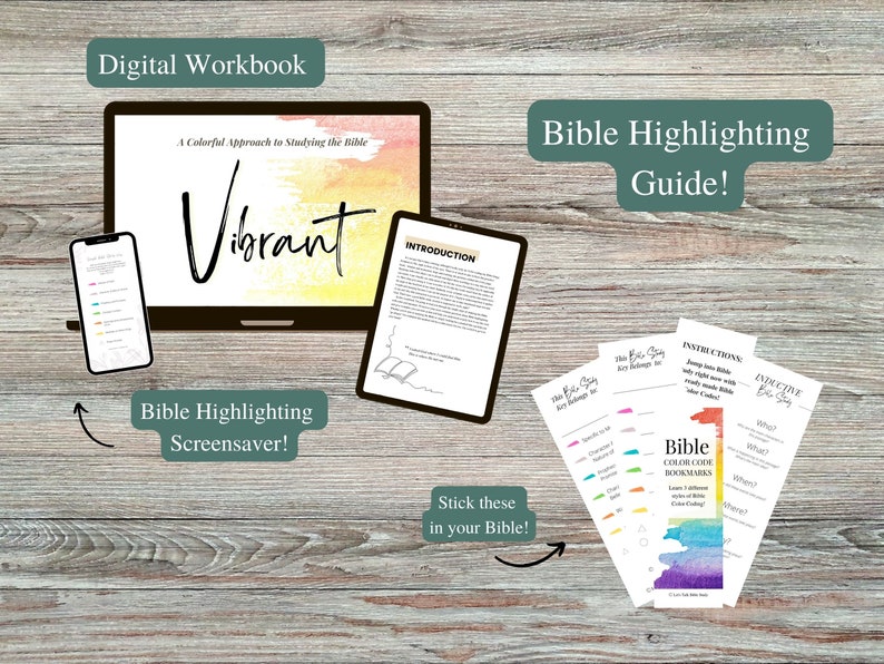 Bible Highlighting Guide Bible Bookmark Bible Color Code - Etsy