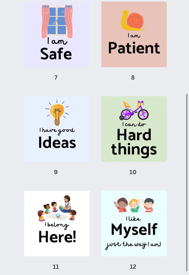 Child Affirmation Wall Download Preschool Kindergarten Elementary ...