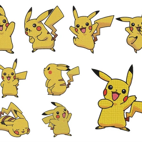 Pikachu Face Design - Etsy