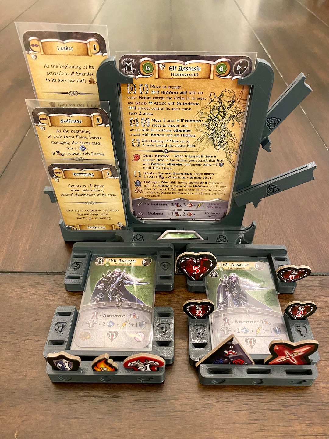 Sword & Sorcery Enemy Scroll Card Holder (STL File) - Etsy