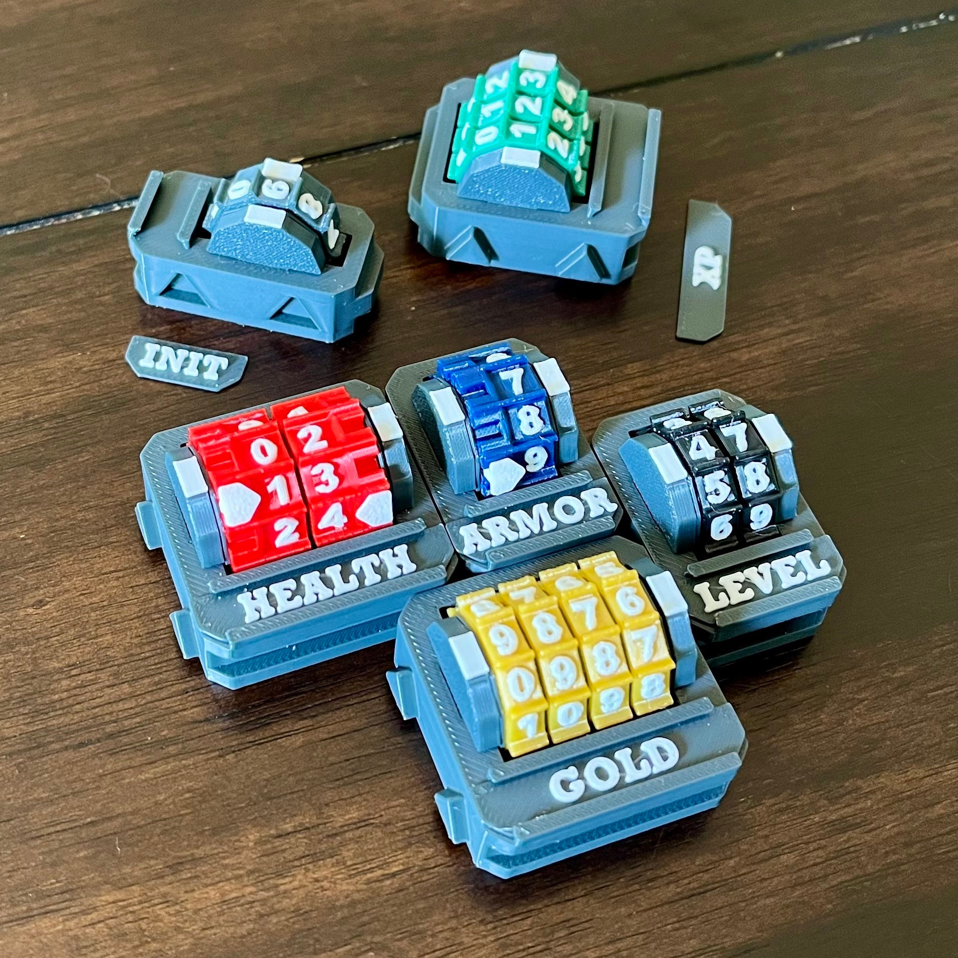 Modular Board Game Dashboard: Counters, Dials, Card Holders (STL Files ...