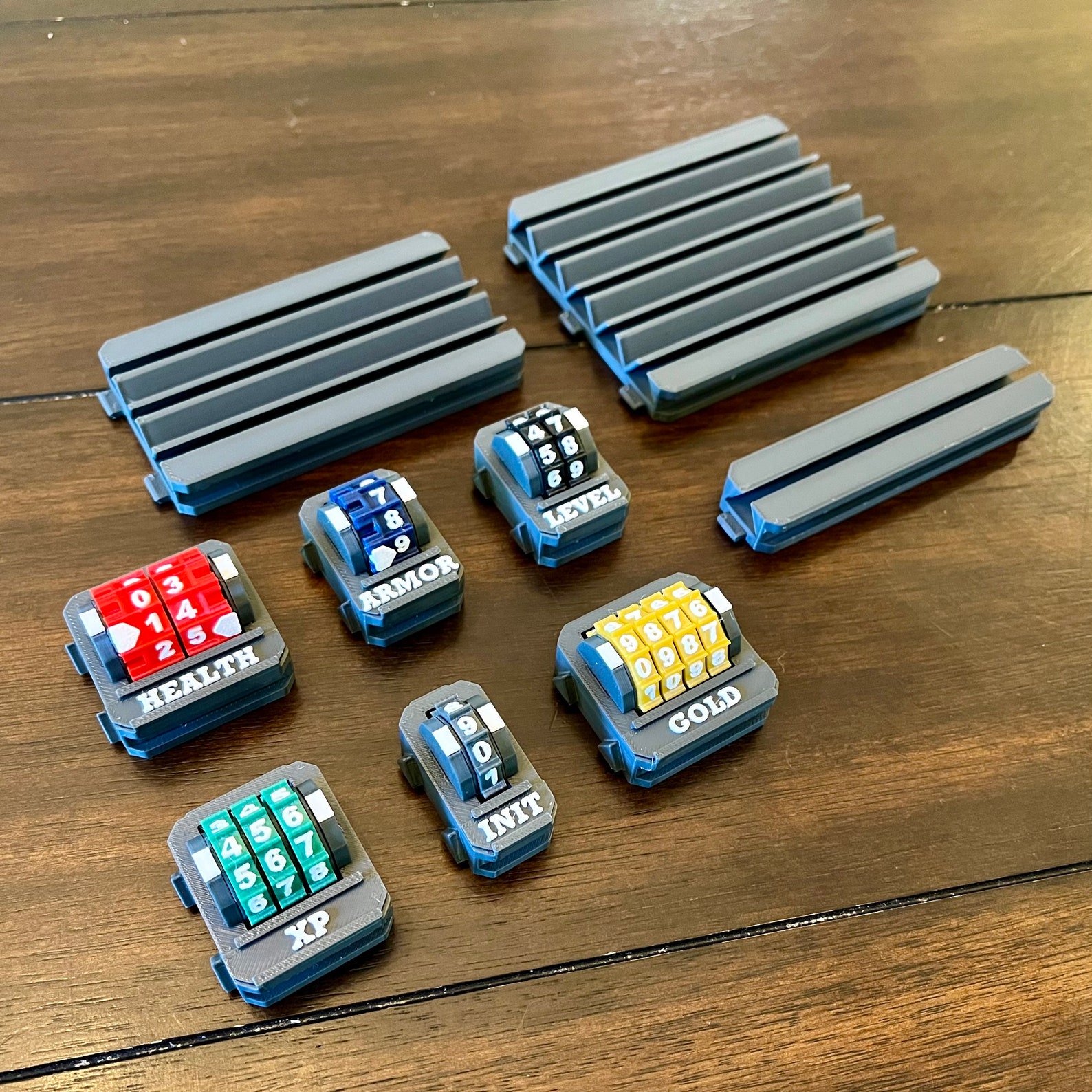 Modular Board Game Dashboard: Counters, Dials, Card Holders (STL Files ...