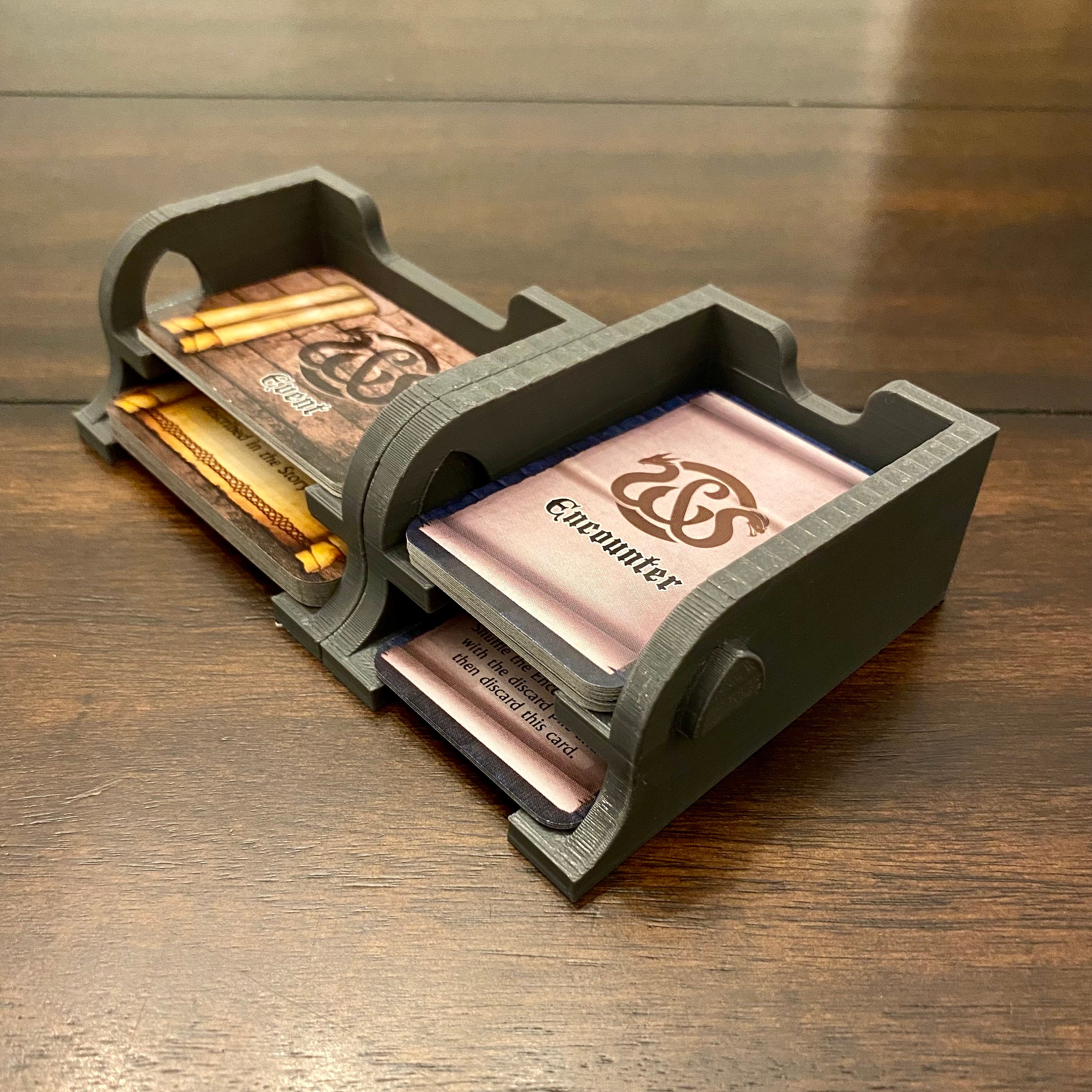 Interlocking Card Deck Holders 44mm X 68mm (STL File) - Etsy