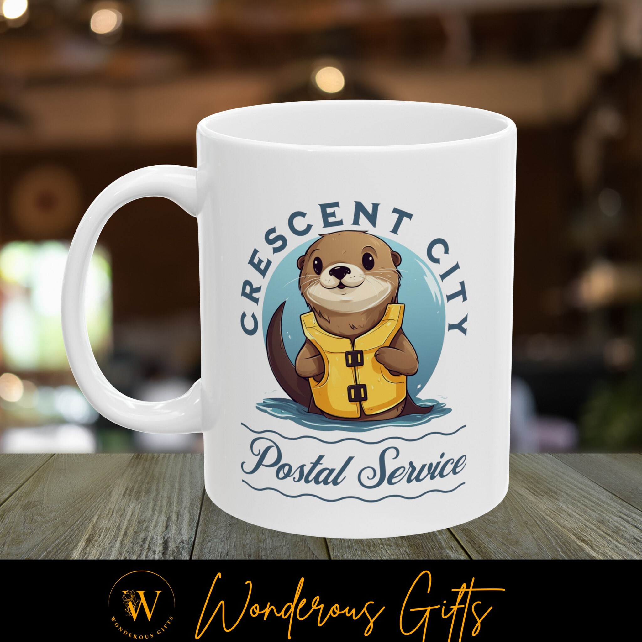 Crescent City Otter Postal Service Mug Bryce Crescent City Book Merch ...