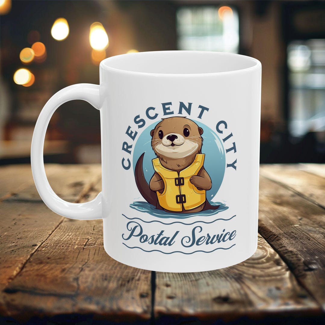 Crescent City Otter Postal Service Mug Bryce Crescent City Book Merch ...