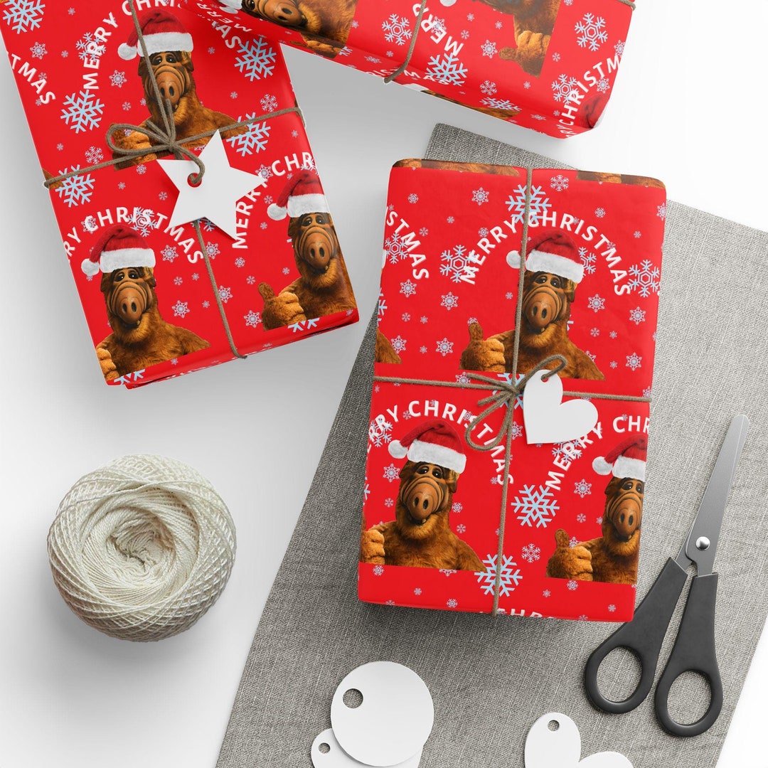 Alf GOAT Gift Wrapping Paper Christmas Wrap Greatest of All Time Ricky ...