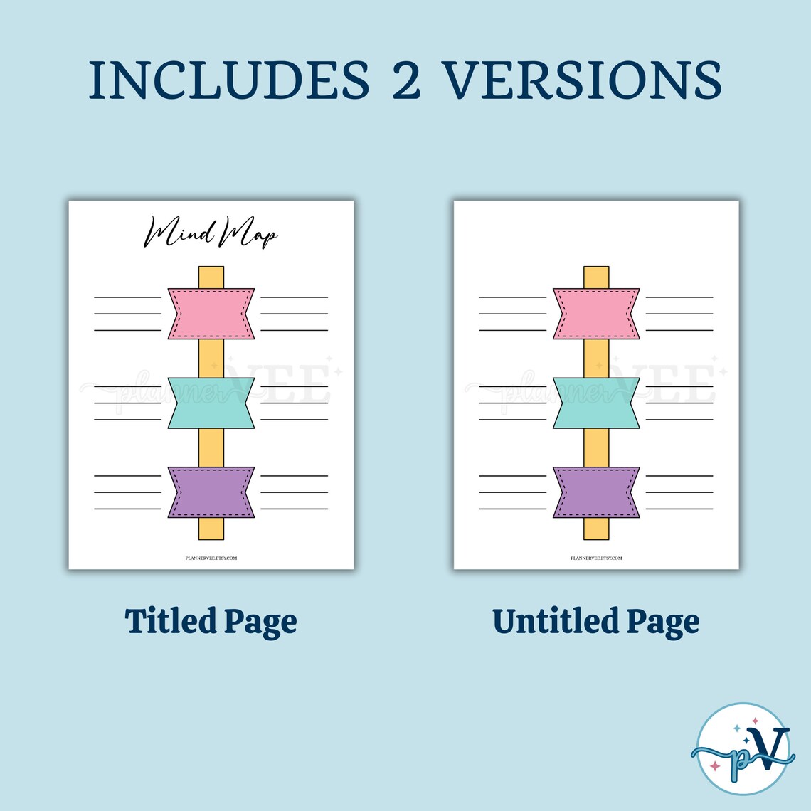 Colorful Mind Map Chart Brainstorming Map Diagram Visual Mind Map ...