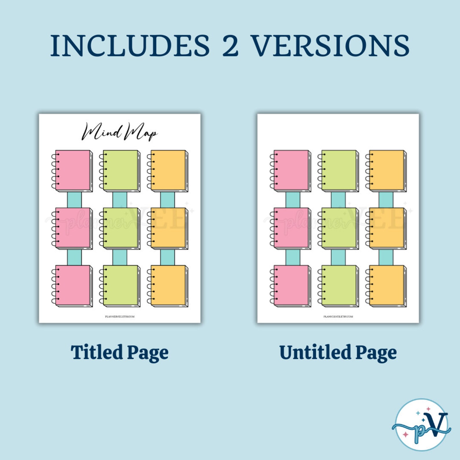 Colorful Mind Map Chart Brainstorming Map Diagram Visual Mind Map ...