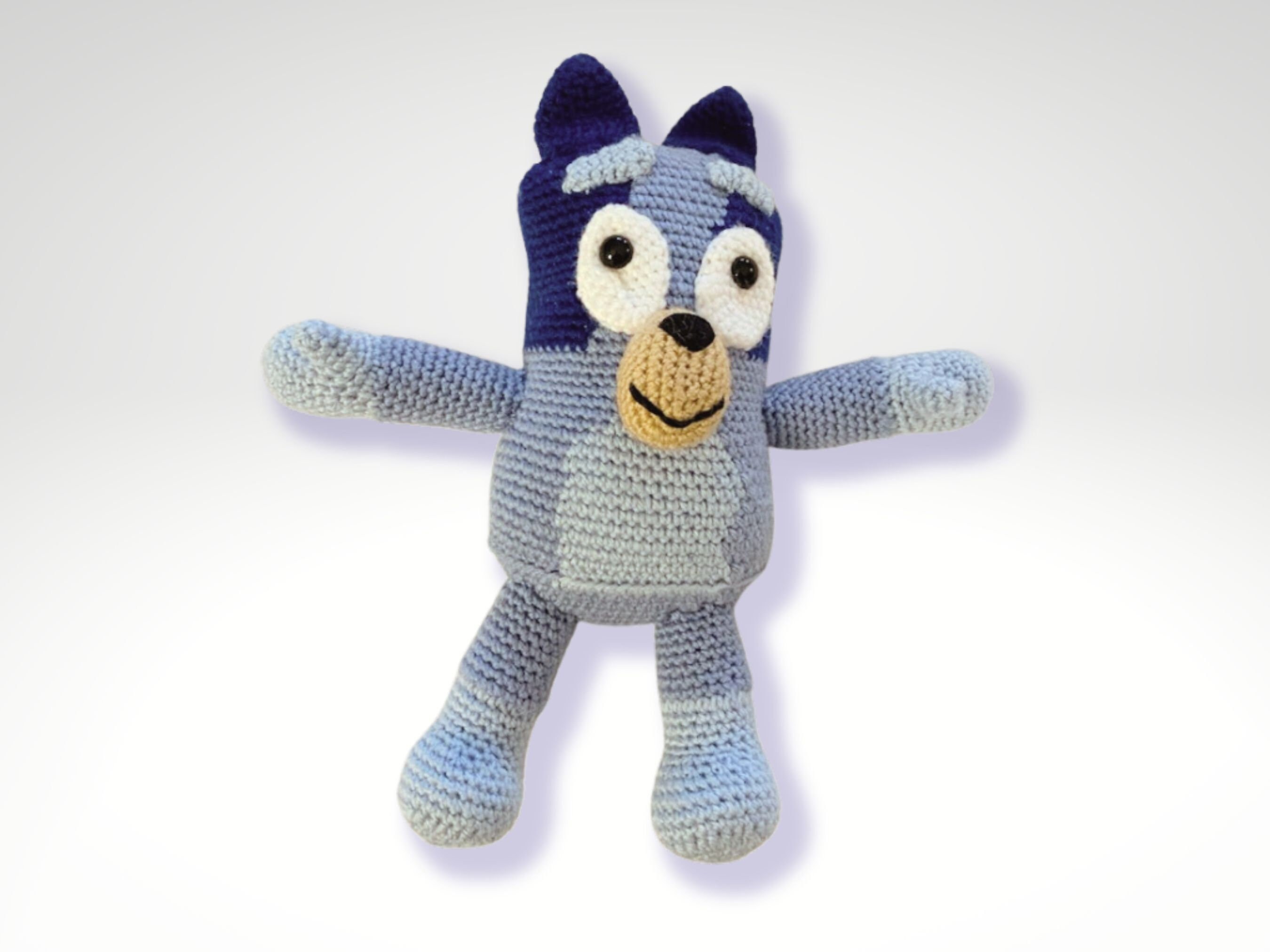 Crochet Plush Bluey the Blue Heeler is a Great Birthday Gift - Etsy UK