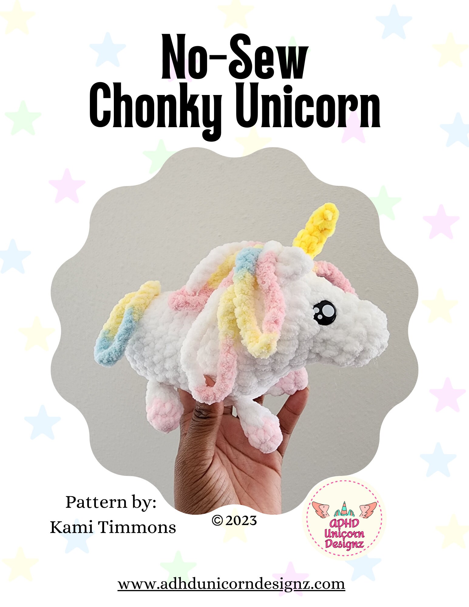 No-sew Mini-chonky Unicorn Crochet Pattern Beginner Friendly Cute Plush ...