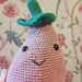 Aubergine Amigurumi Crochet Stuffed Toy, Hand Made Stuffie From the ...