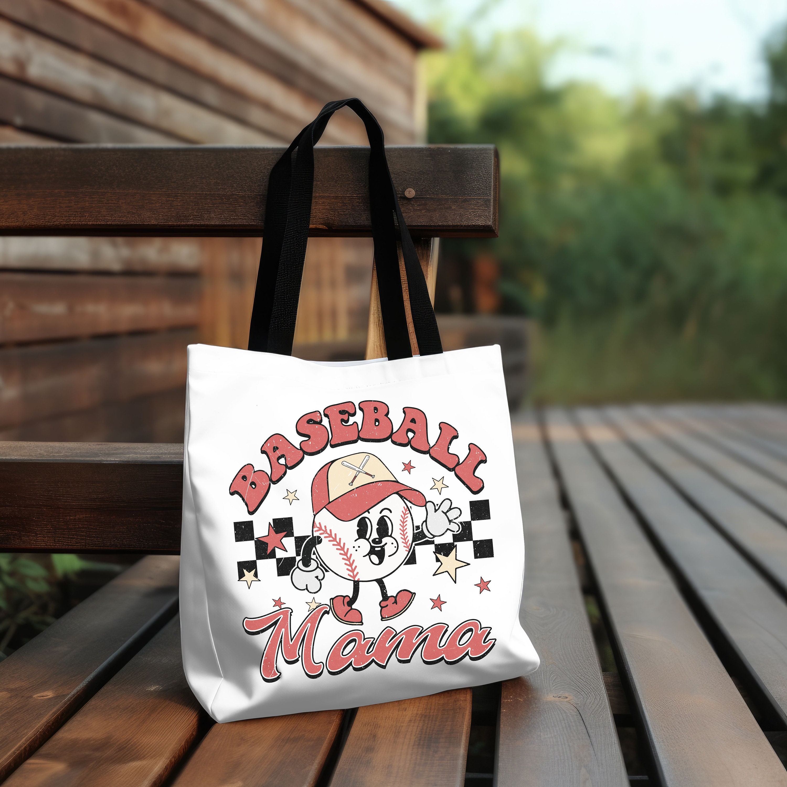 Baseball Mama Tote Bag, Baseball Mom Snack Bag, Summer Tote Baseball ...