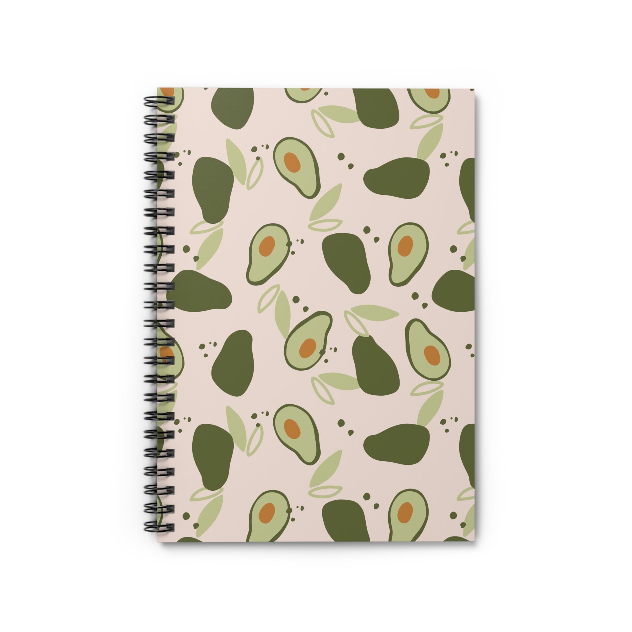 Cute Avocado Spiral Notebook, Fruit Notebook, Writing Journal, Taking ...