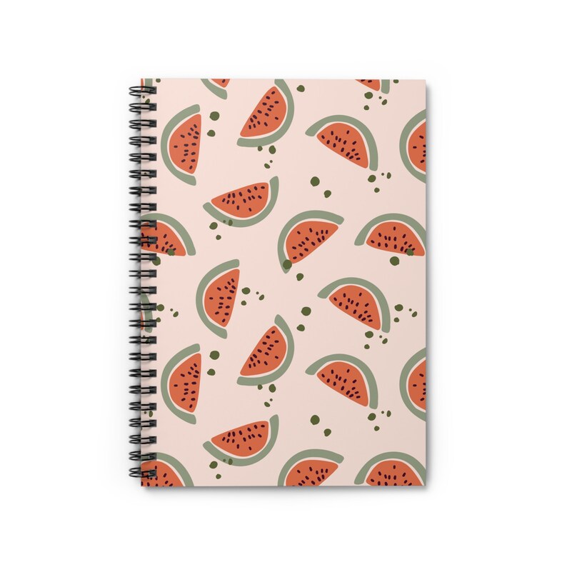 Cute Watermelon Spiral Notebook, Fruit Notebook, Writing Journal ...