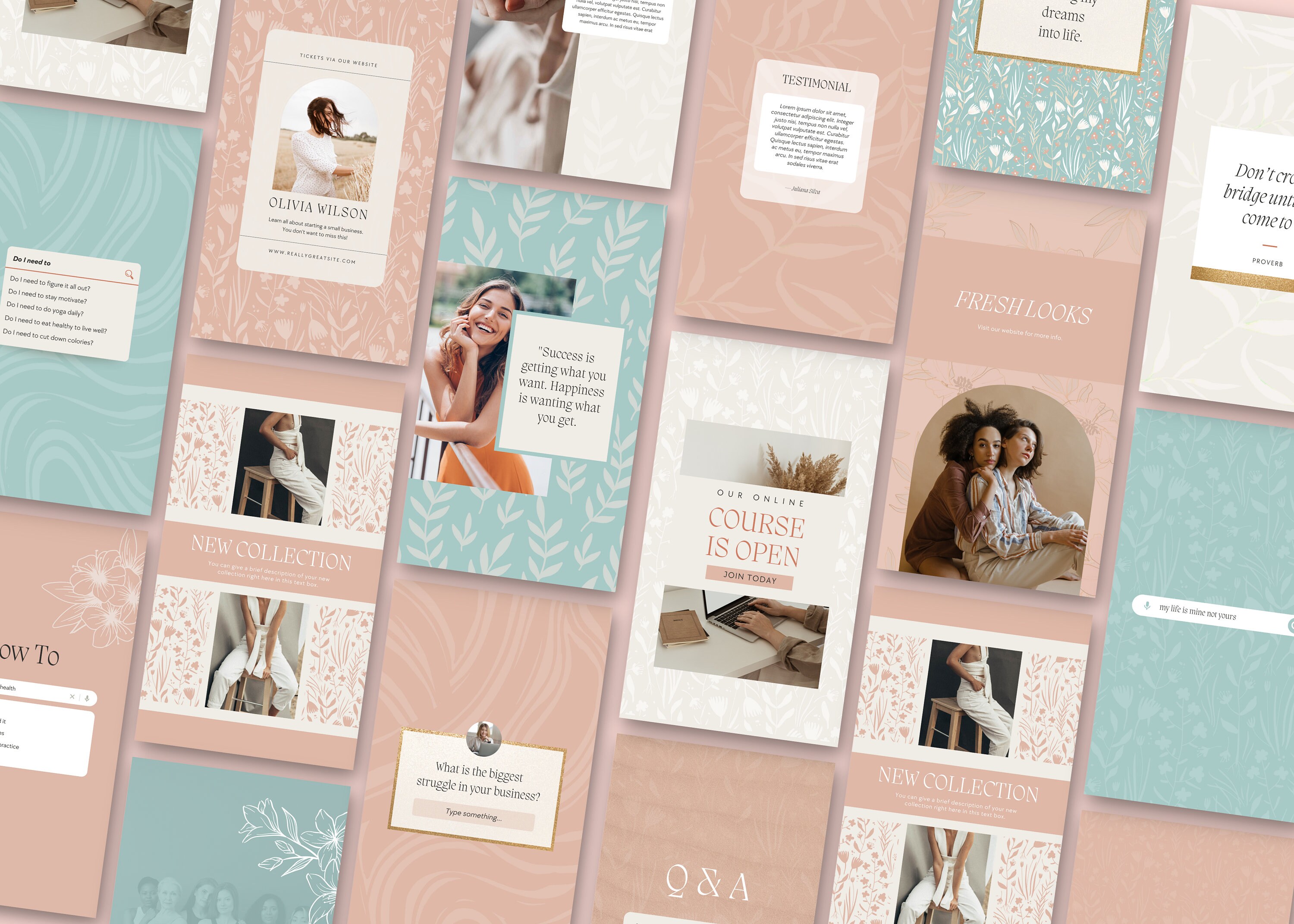 180 Instagram Story Templates for Engagement Influencer Small Business ...