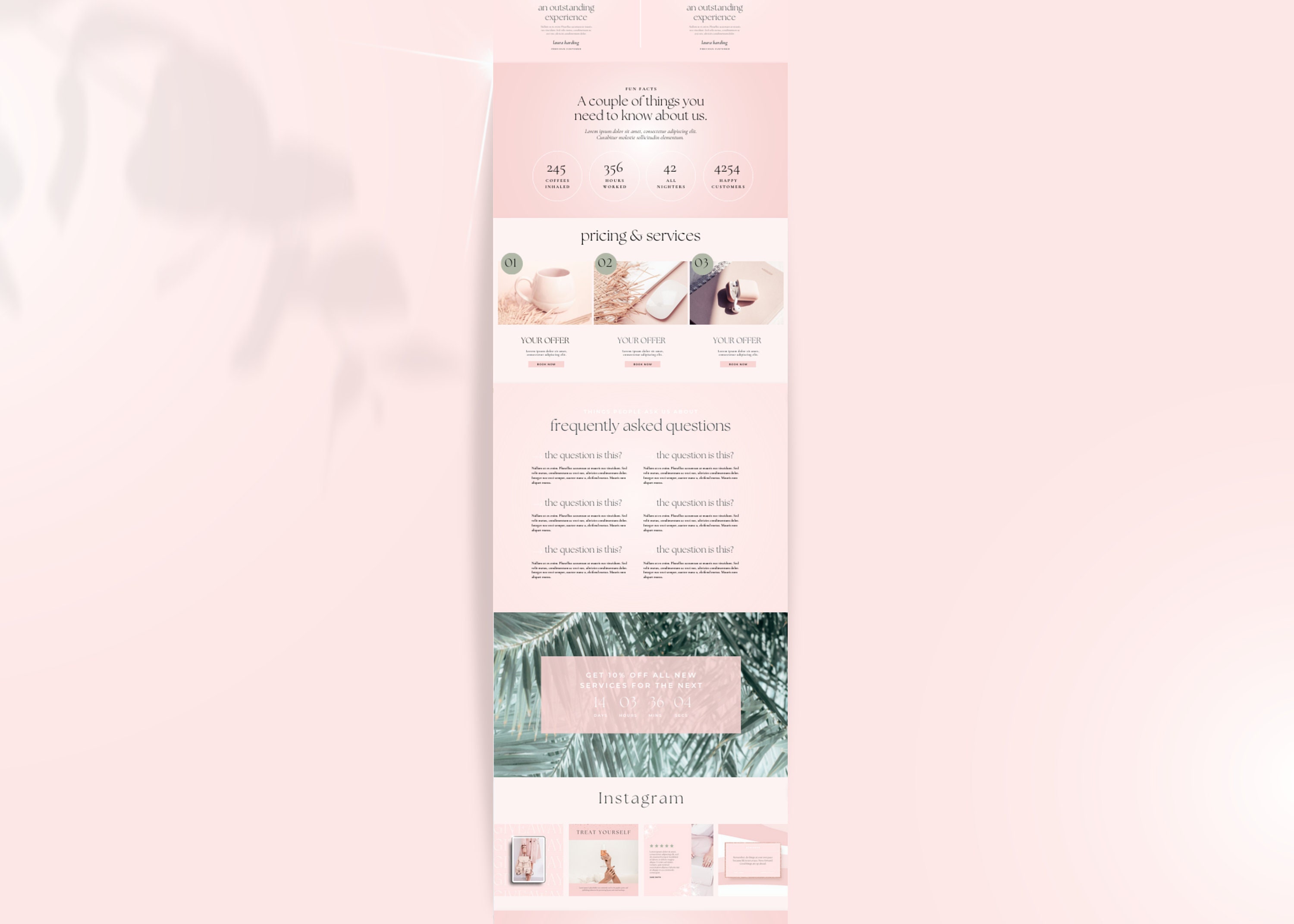 Editable Website Template Editable in Canva With Editable - Etsy