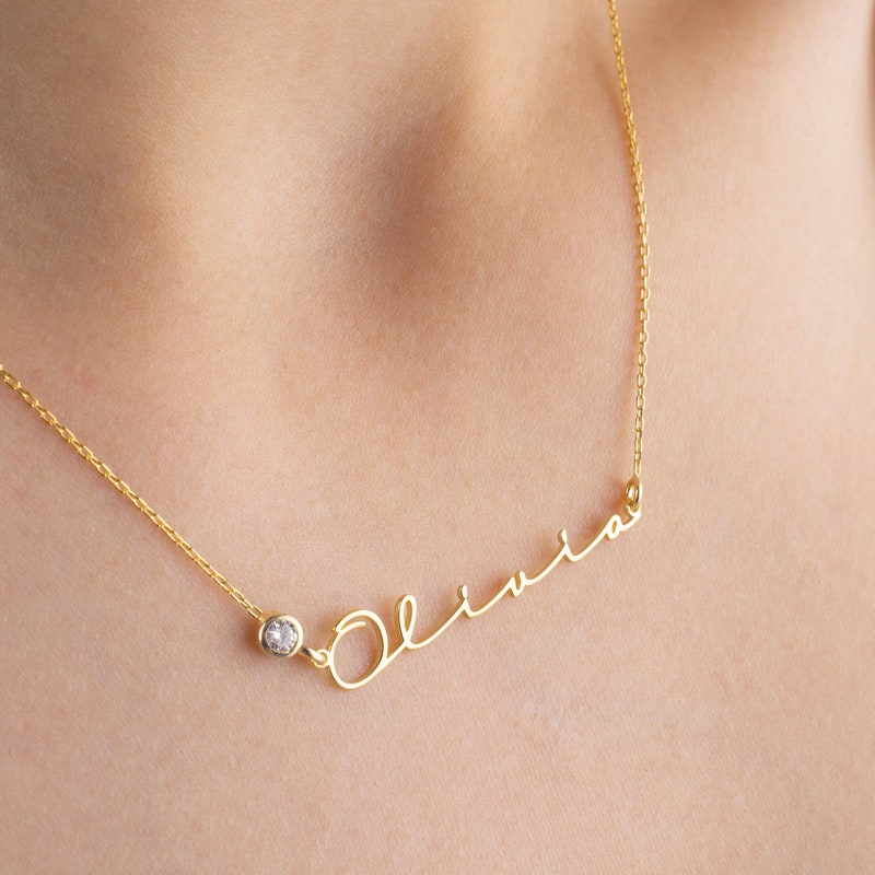 Necklace With Name - Etsy