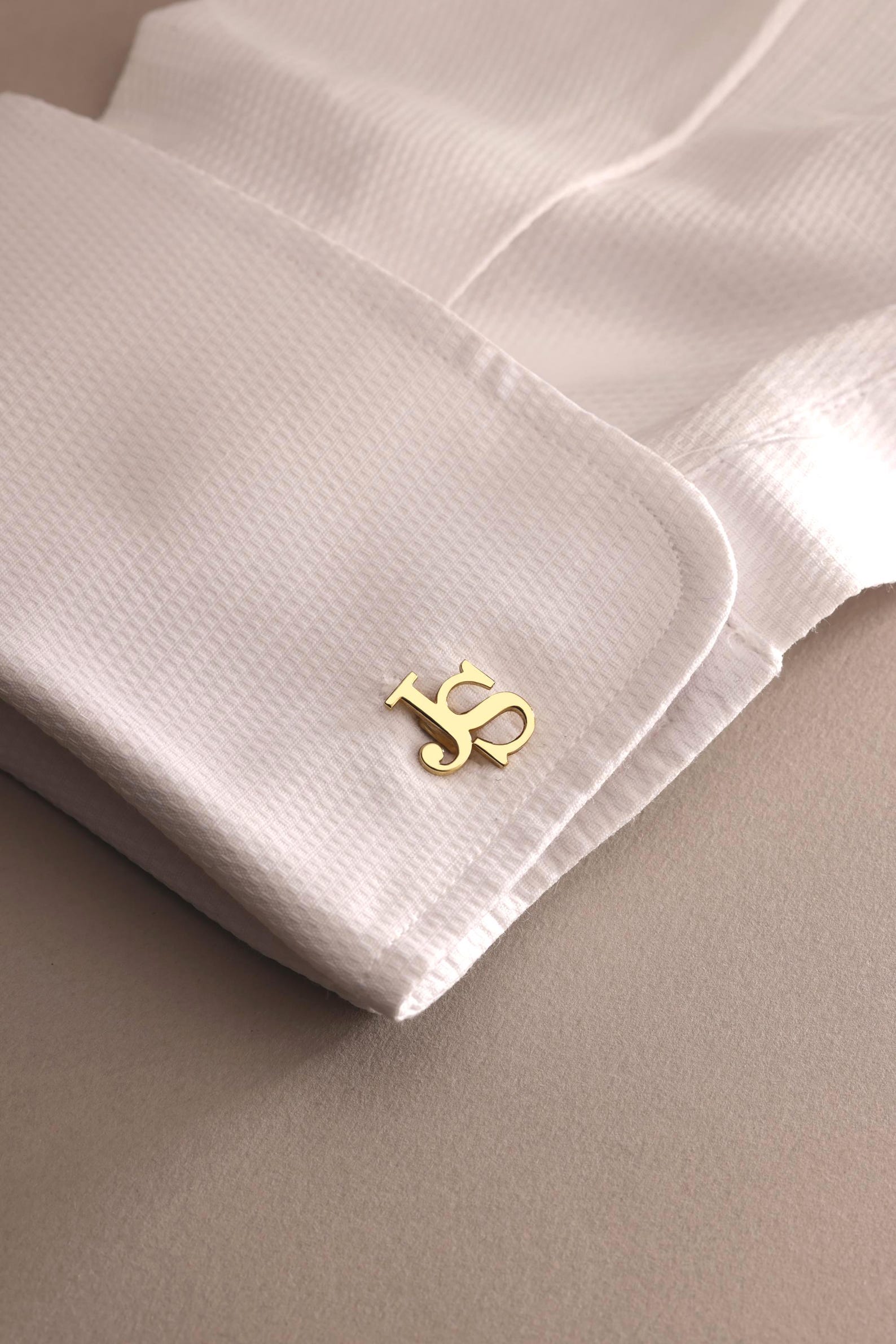 Personalized Initial Cufflinks: Sterling Silver Custom Monogram - Etsy