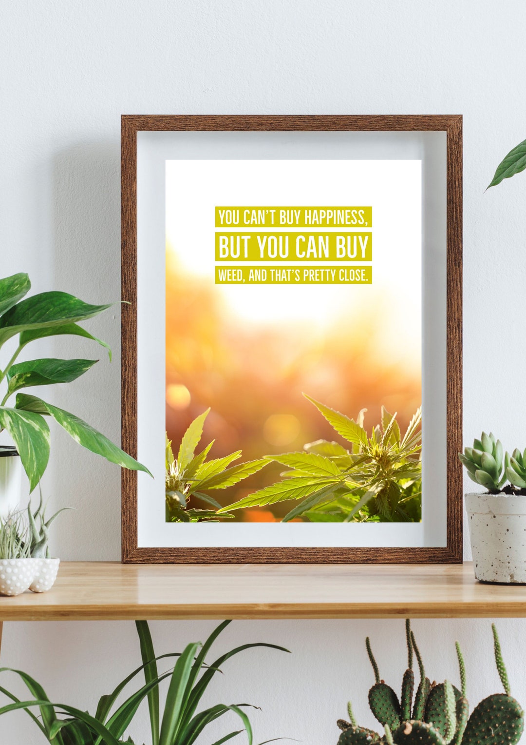 Weed Wall Art Weed Cafe Art Cannabis Wall Art Weed Poster - Etsy