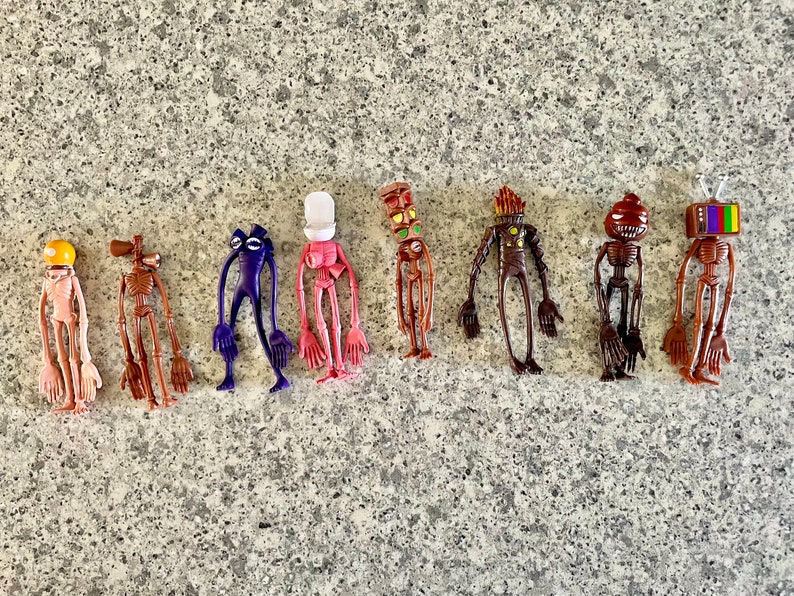 Siren Head Mini Figures X 8 Pieces - Etsy